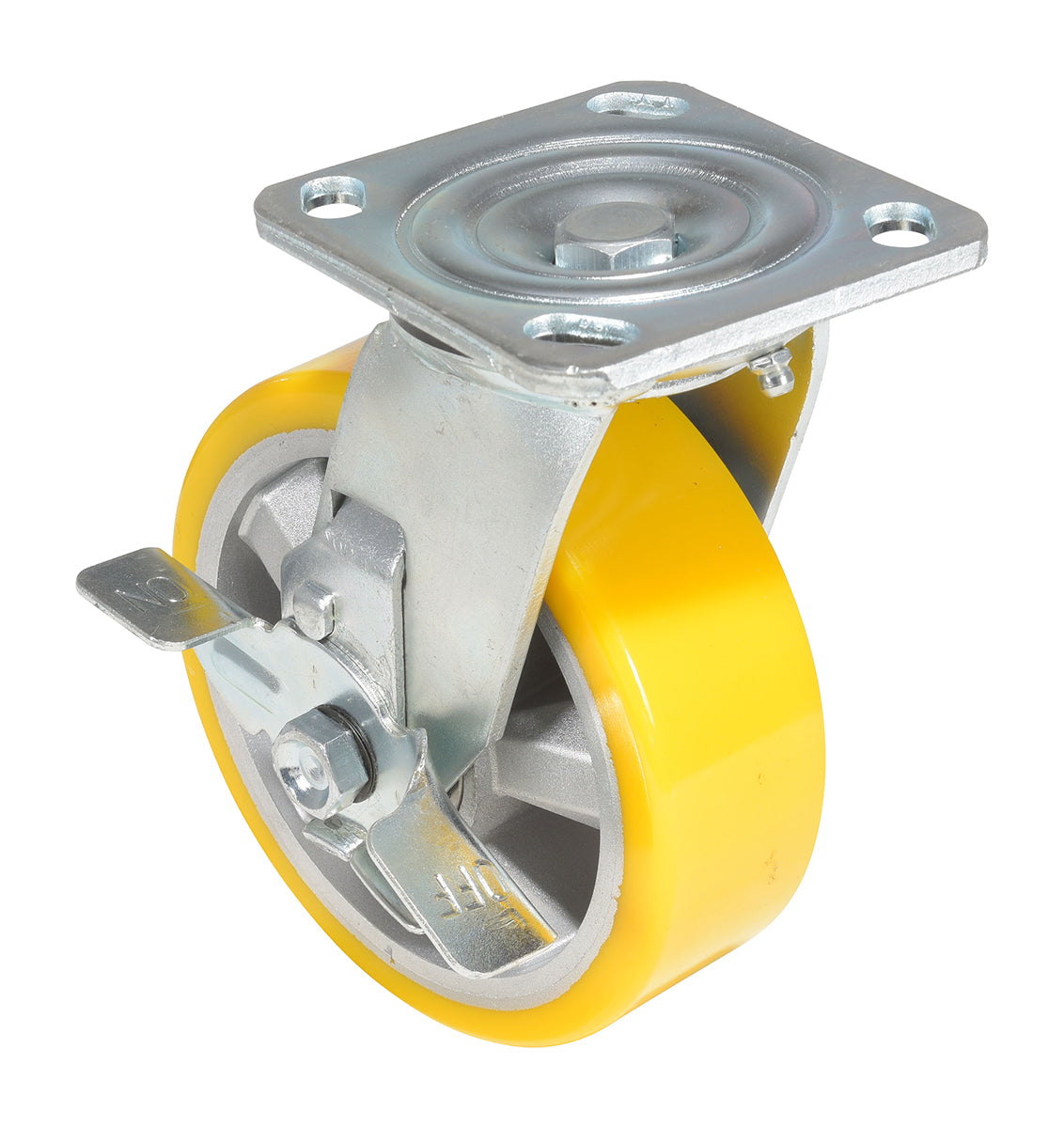 Polyurethane Casters (Yellow) - Gold Key Equipment