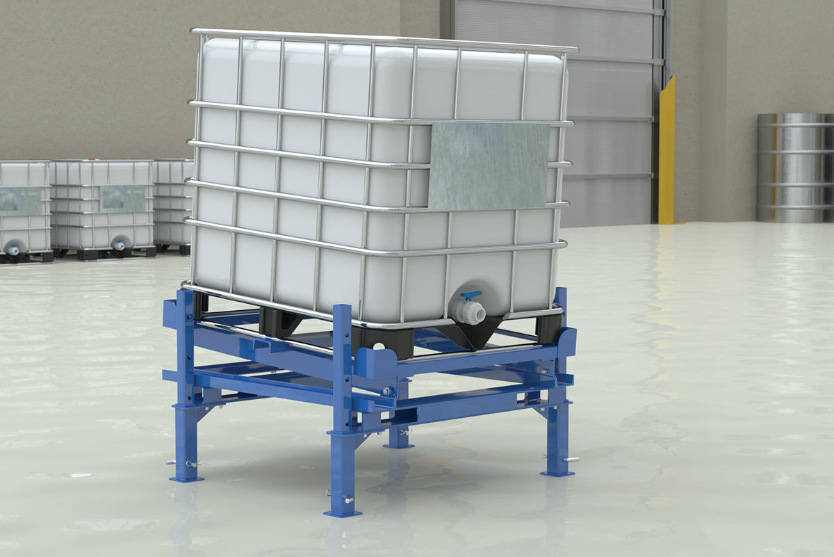 IBC Tilt Stands w- Fork Pockets - Gold Key Equipment