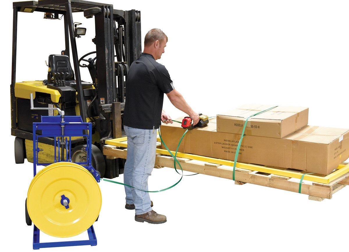 Vertical-Horizontal Strapping Cart - Gold Key Equipment