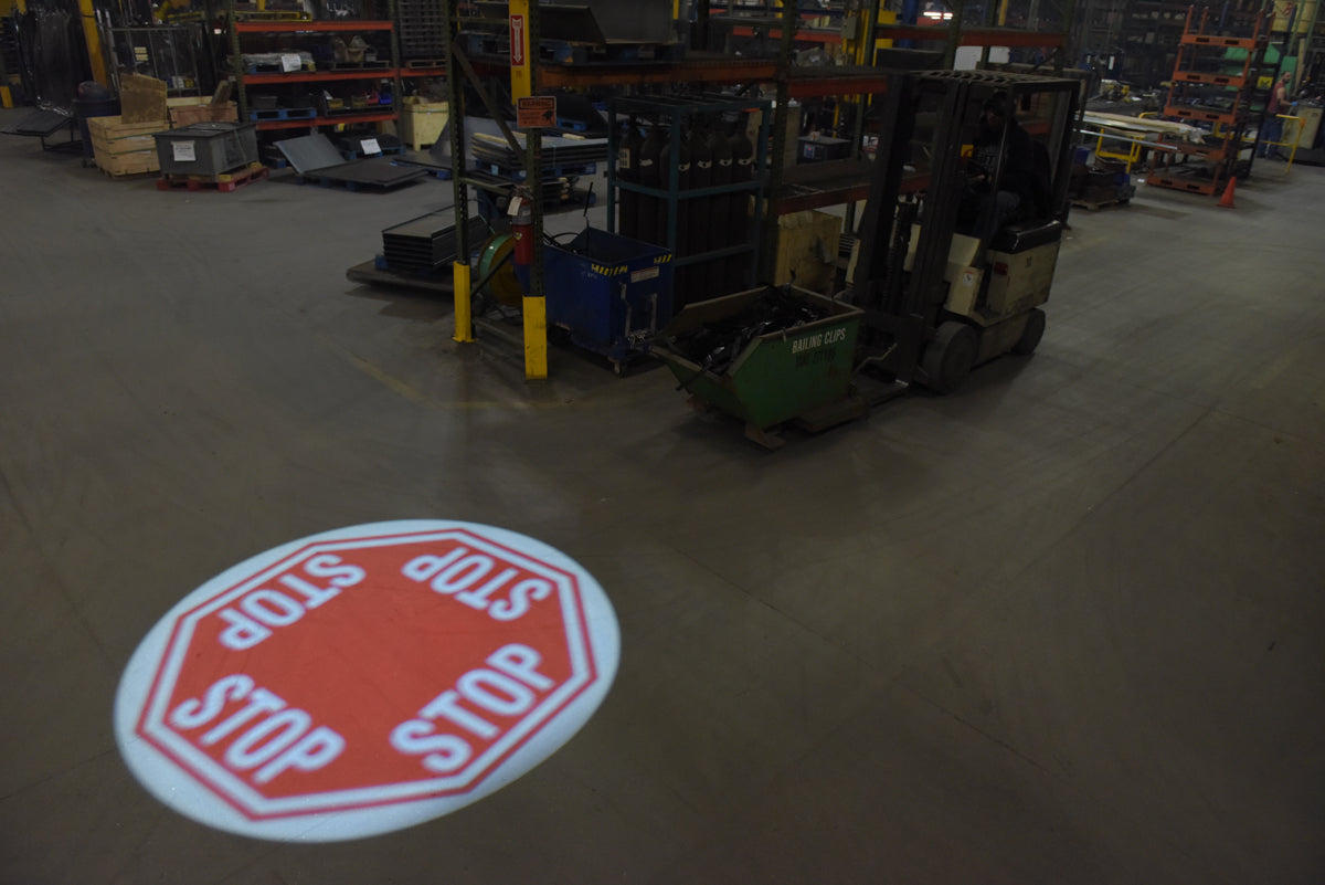 Safety Virtual Sign Projector - Gold Key Equipment